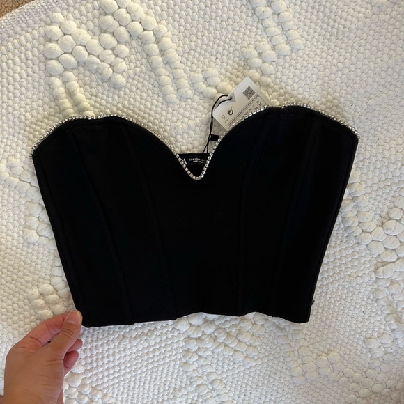 Zara | Tops | Zara Corset Top | Poshmark